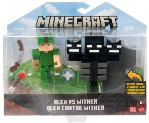 Minecraft 3.25" Alex vs Wither Deluxe Figure| Microplay Newmarket