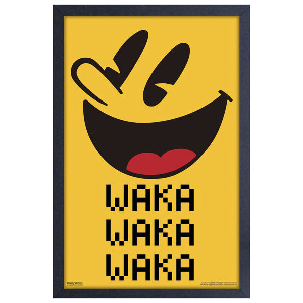 Pac-Man Waka Waka Waka 11" x 17" Framed Print| Microplay Newmarket