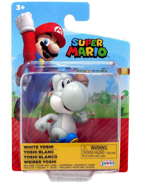 Super Mario Bros White Yoshi 2.5" Figure| Microplay Newmarket