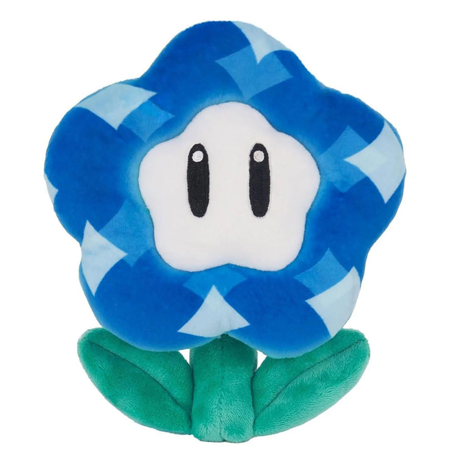Super Mario Wonder Wonder Flower (Blue) 7" Plush Toy| Microplay Newmarket