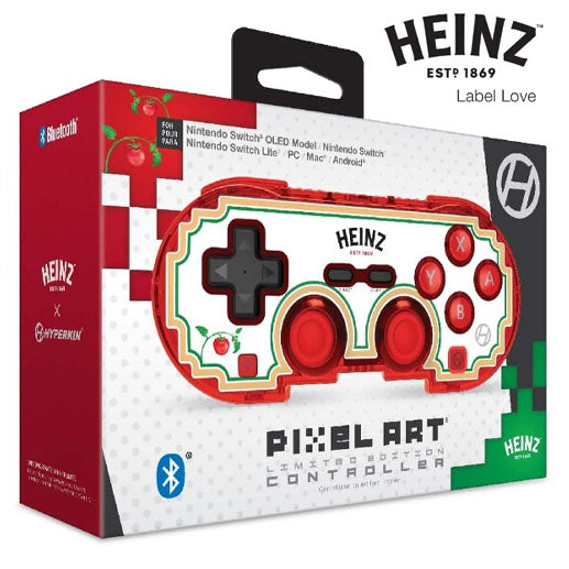 Heinz Tomato Ketchup Pixel Art Bluetooth Controller for Switch ...