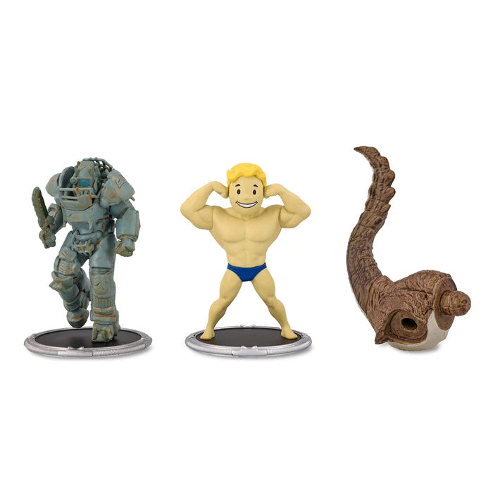 Fallout Raider & Vault Boy (Strength) Mini 3" Figure Set| Microplay ...