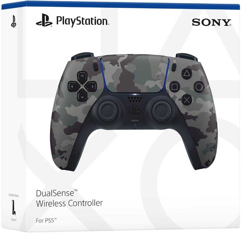 Playstation 5 DualSense Grey Camo Wireless Controller| Microplay Newmarket