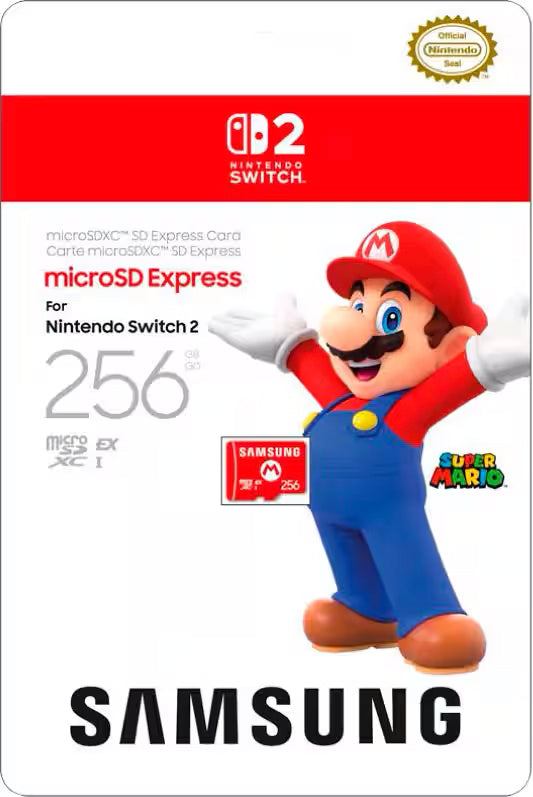 Samsung 256GB microSD Express Card for Nintendo Switch 2| Microplay ...