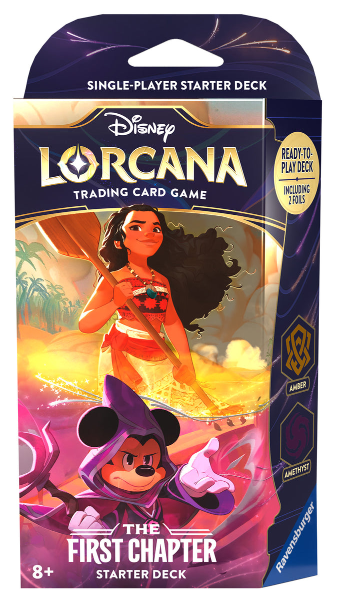 Disney's Lorcana: First Chapter Starter Deck (Amber/Amethyst ...