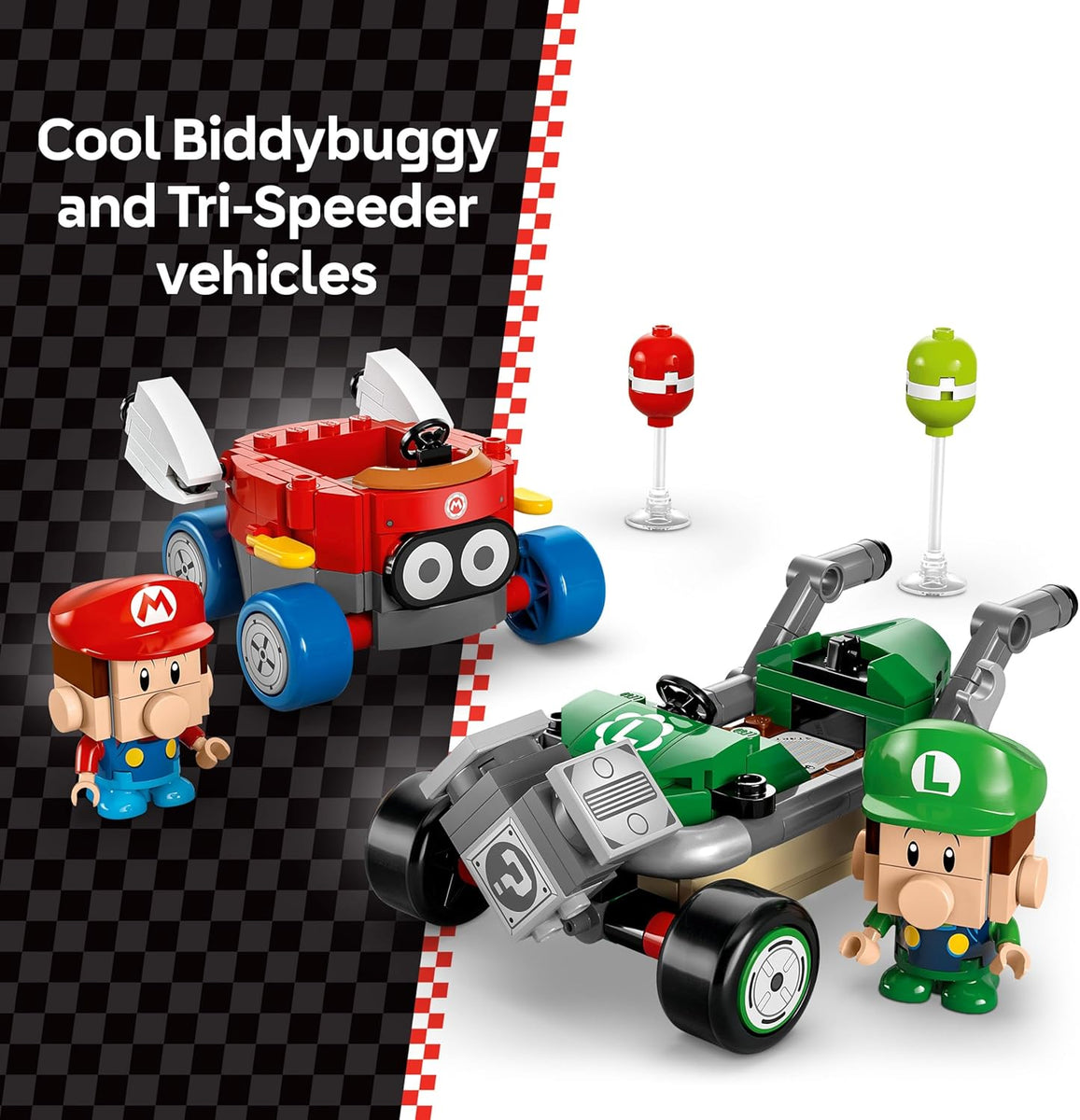 LEGO Super Mario Kart: Baby Mario Vs Baby Luigi Set 72034| Microplay ...