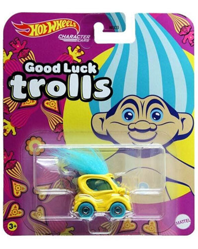 Hot Wheels Character Cars Good Luck Trolls (Classic Trolls)| Microplay ...