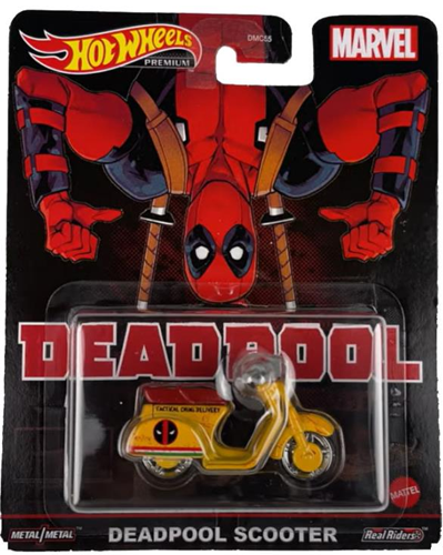 Hot Wheels Premium Deadpool Scooter| Microplay Newmarket