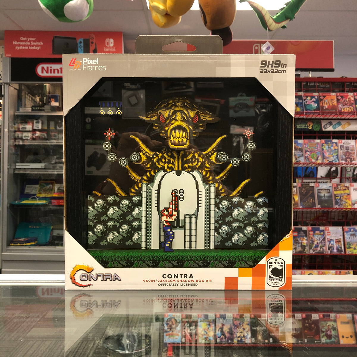 Contra Pixel Frame (9x9in)| Microplay Newmarket
