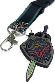 The Legend of Zelda: Master Sword & Hylian Shield Lanyard| Microplay ...