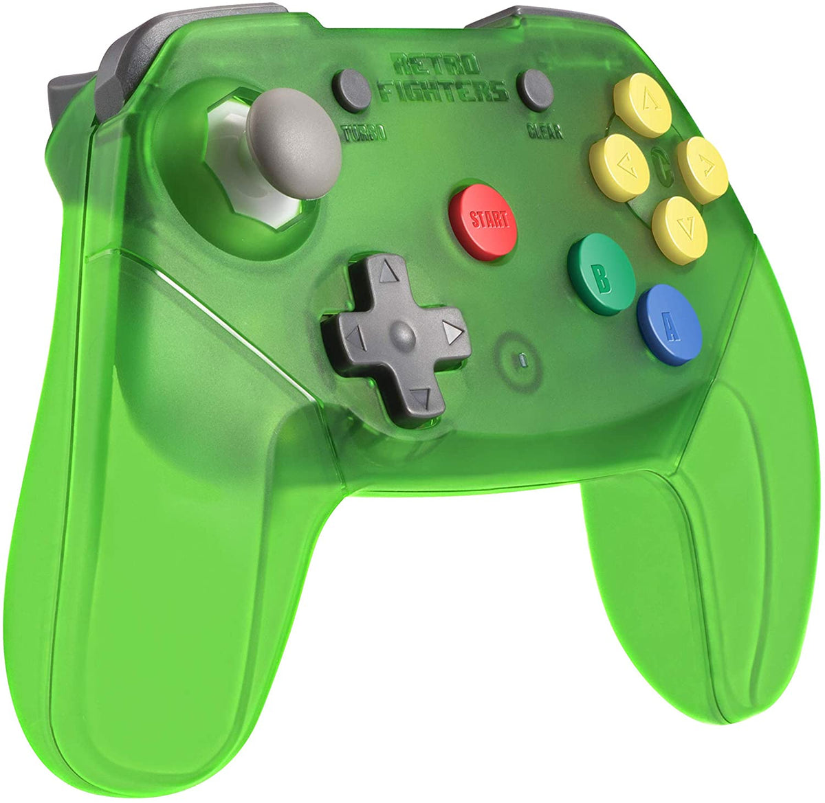 Brawler64 Wireless Controller for N64 (Extreme Green)| Microplay Newmarket