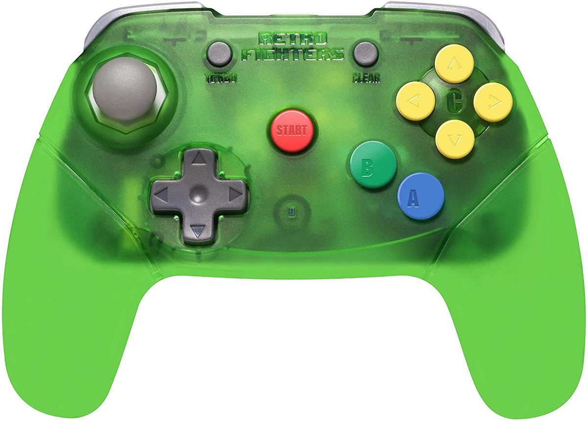 Brawler64 Wireless Controller for N64 (Extreme Green)| Microplay Newmarket
